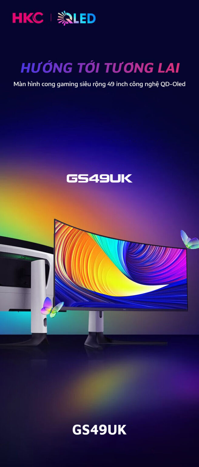 Màn hình cong 49'' HKC GS49UK OLED|240Hz - HKC Việt Nam