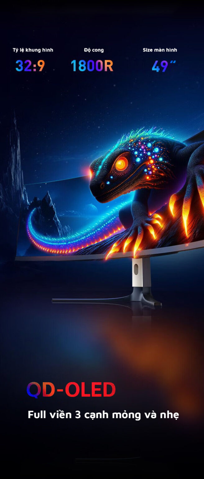 Màn hình cong 49'' HKC GS49UK OLED|240Hz - HKC Việt Nam